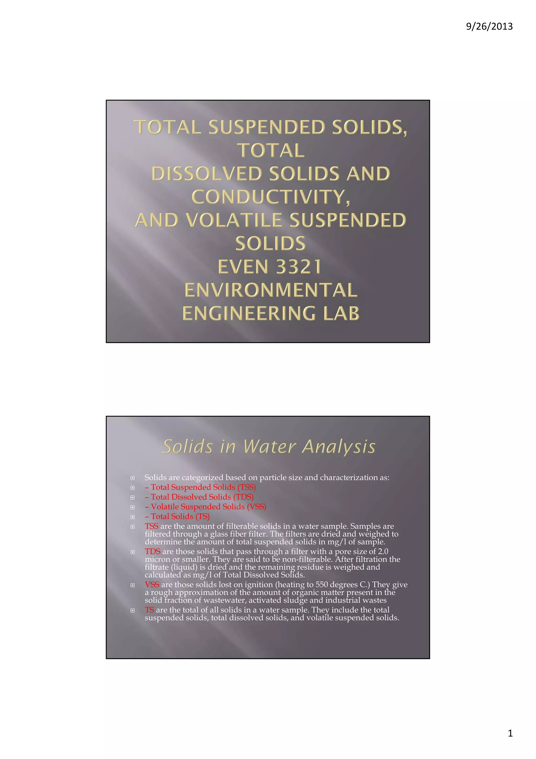 4 lab-tss-tds-vss | PDF | Science