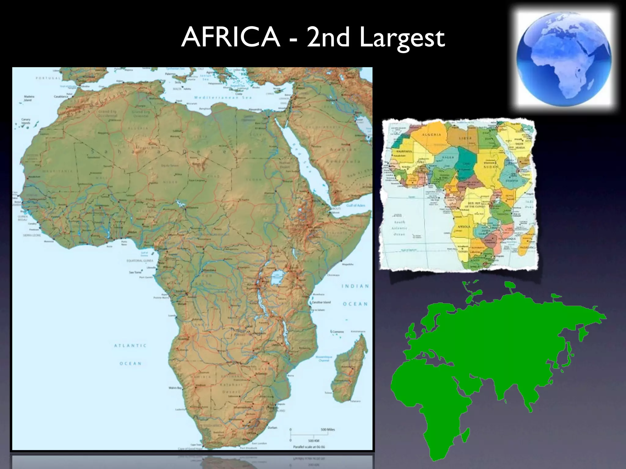 #4 Land Masses (largest) | KEY