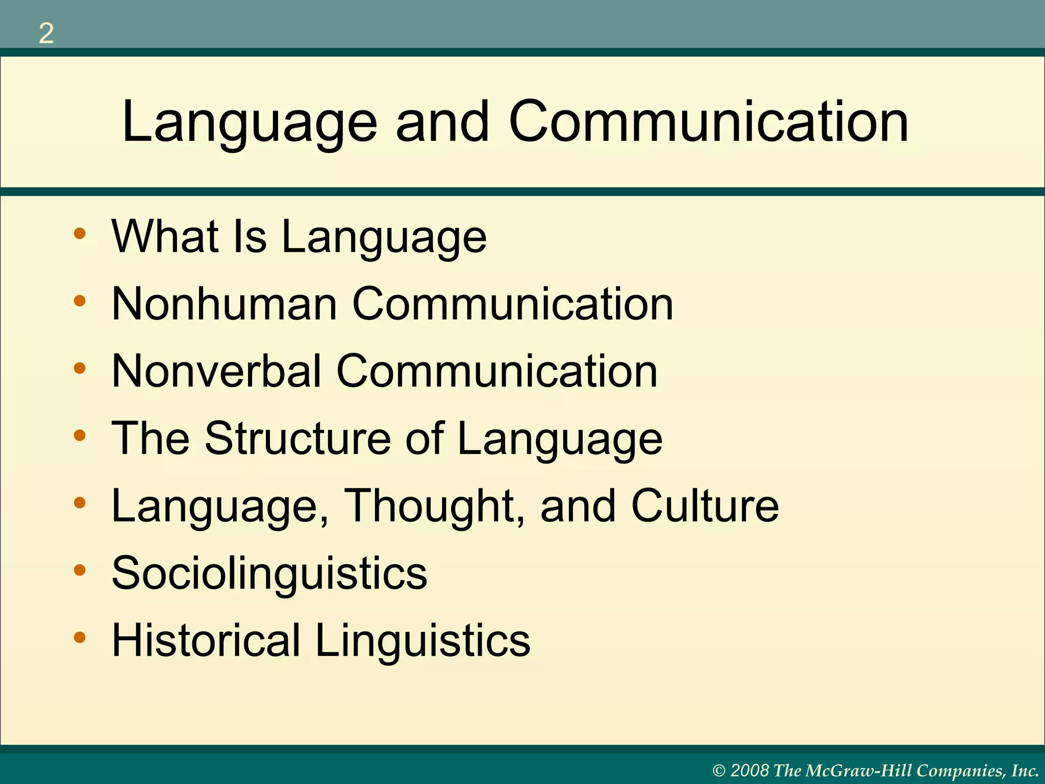 4. language and communication | PPT