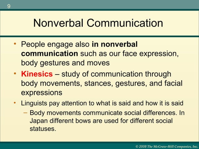 4. language and communication | PPT