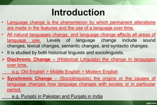 Language change | PPT