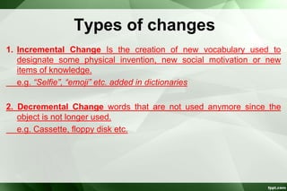 Language change | PPT