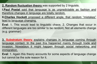 Language change | PPT