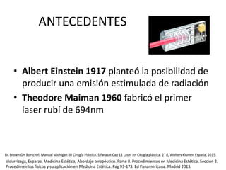 generalidades de LASER en estética | PPTX