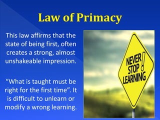 Laws of Learning | PPTX