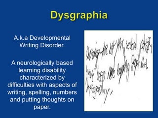 Learning Disabilities | PPTX