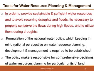 water resource planning for teacher of collage | PDF