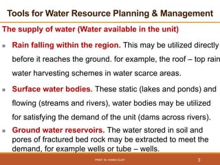 water resource planning for teacher of collage | PDF