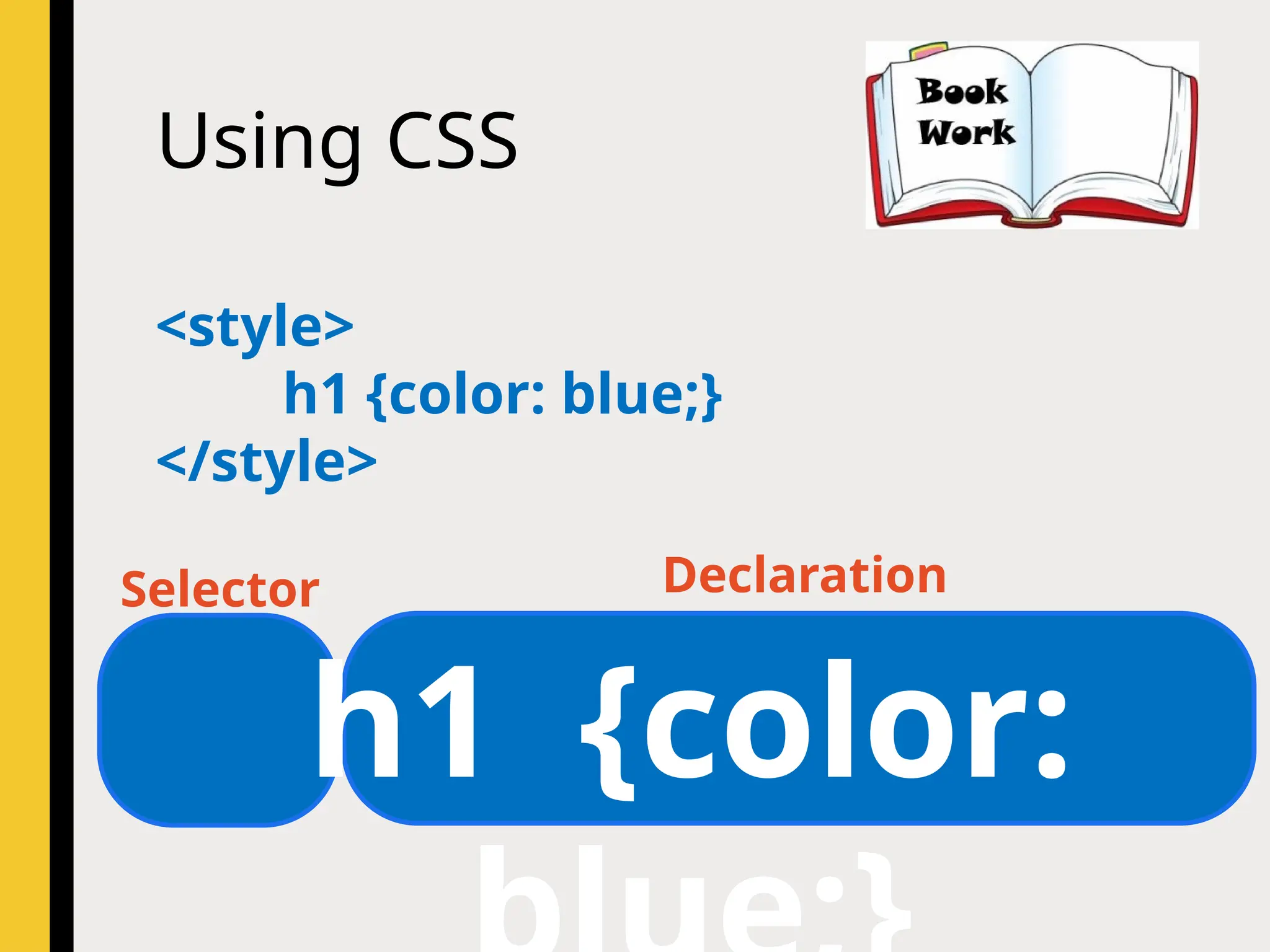 BASIC CSS PRESENTATION FOR YEAR 11 IGCSE | PPTX