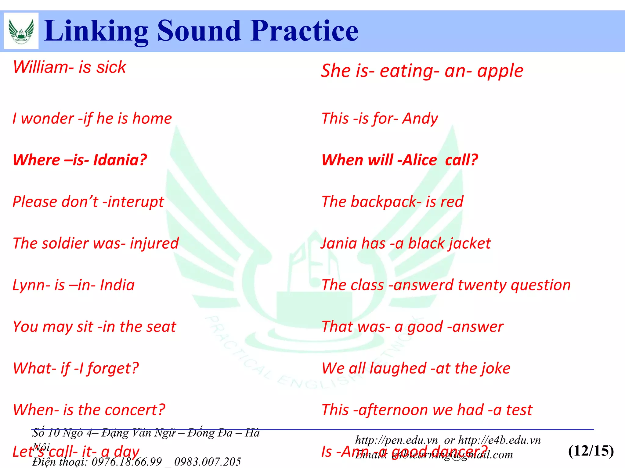 4.linking sounds | PPT