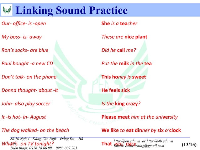 4.linking sounds | PPT