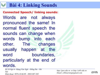 4.linking sounds | PPT