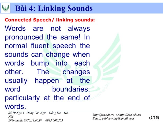 4.linking sounds | PPT