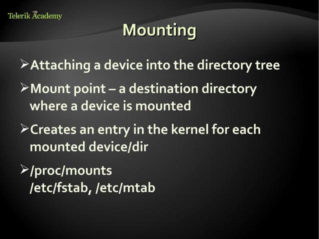 4. linux file systems | ODP | Operating Systems | Computer Software and Applications