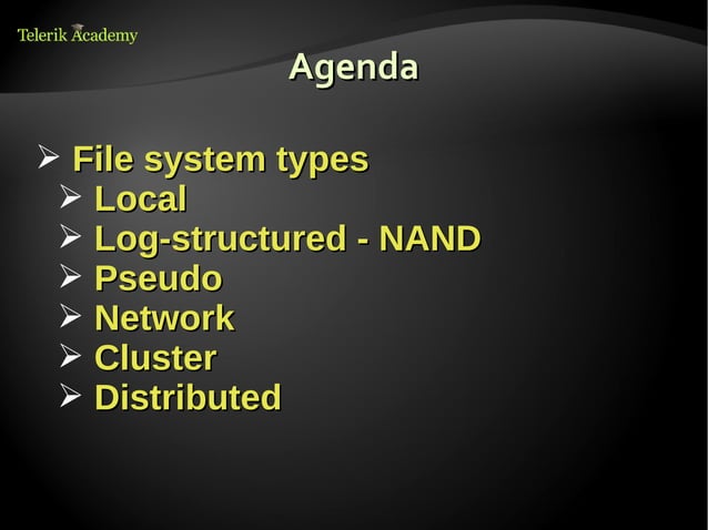 4. linux file systems | ODP | Operating Systems | Computer Software and Applications