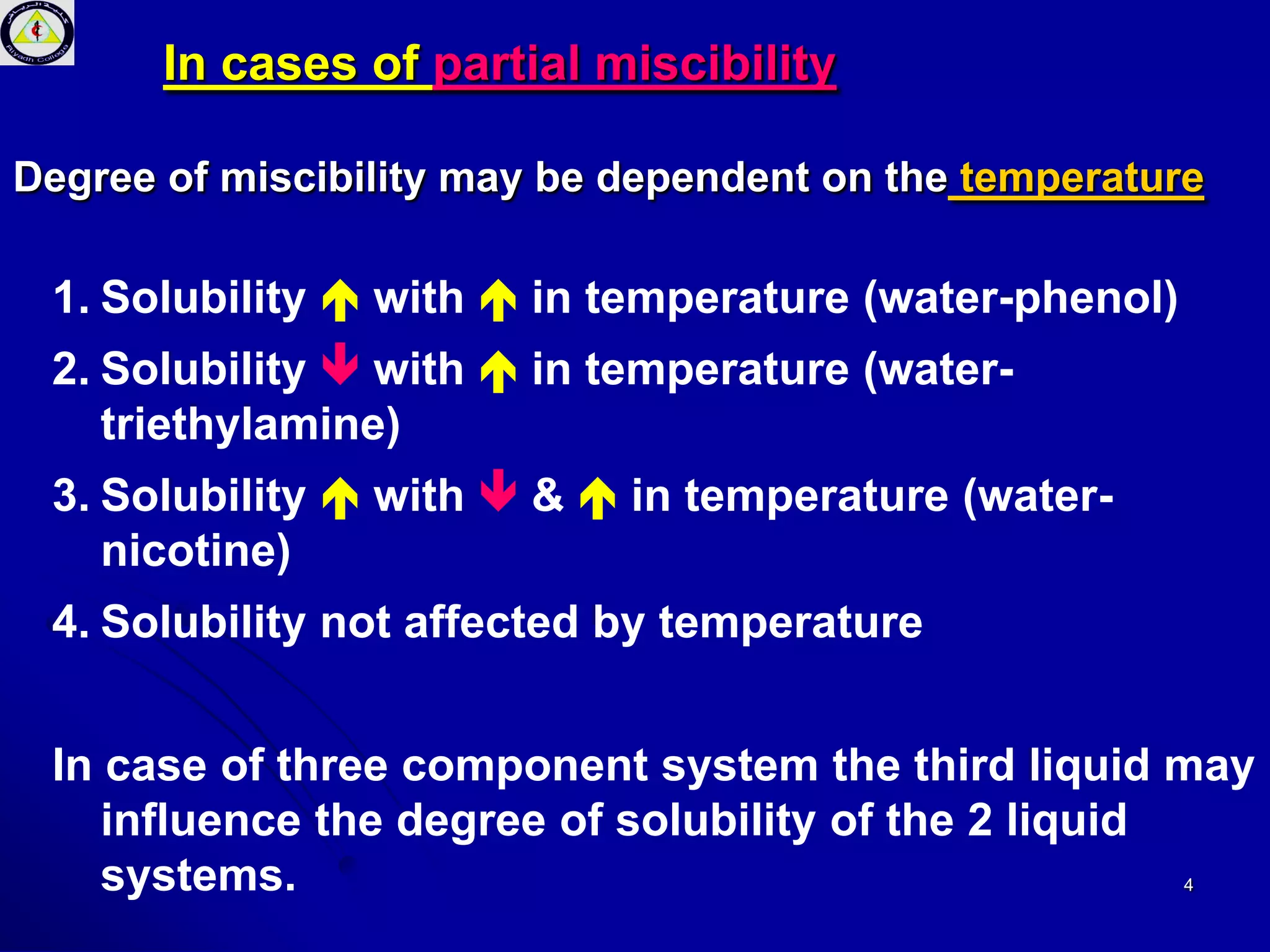 Liquid-liquid Solution Systems | PDF