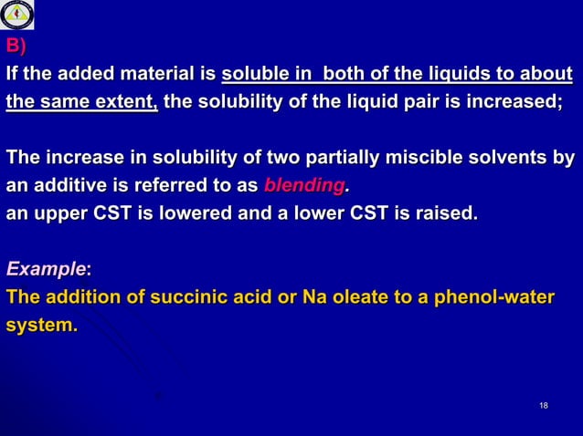 Liquid Liquid Solution Systems Pdf Chemistry Science