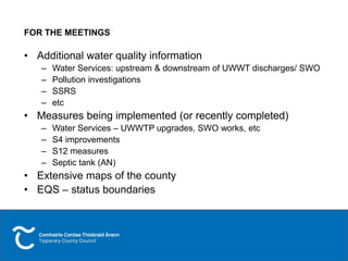 4 Local Authority Involvement in Catchment Management. Ruth Hennessy | PPT