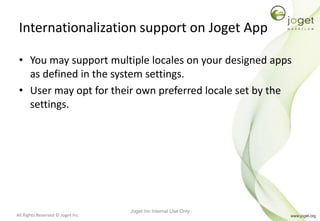 Joget Workflow v5 Training Slides - Module 4 - Localizing your Joget Workflow | PPT
