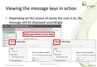 Joget Workflow v5 Training Slides - Module 4 - Localizing your Joget Workflow | PPT