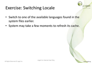 Joget Workflow v5 Training Slides - Module 4 - Localizing your Joget Workflow | PPT