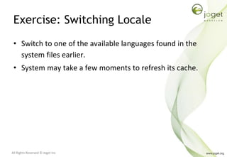 Joget Workflow v6 Training Slides - 4 - Localizing your Joget Workflow | PPT