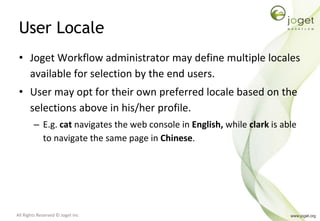 Joget Workflow v6 Training Slides - 4 - Localizing your Joget Workflow | PPT