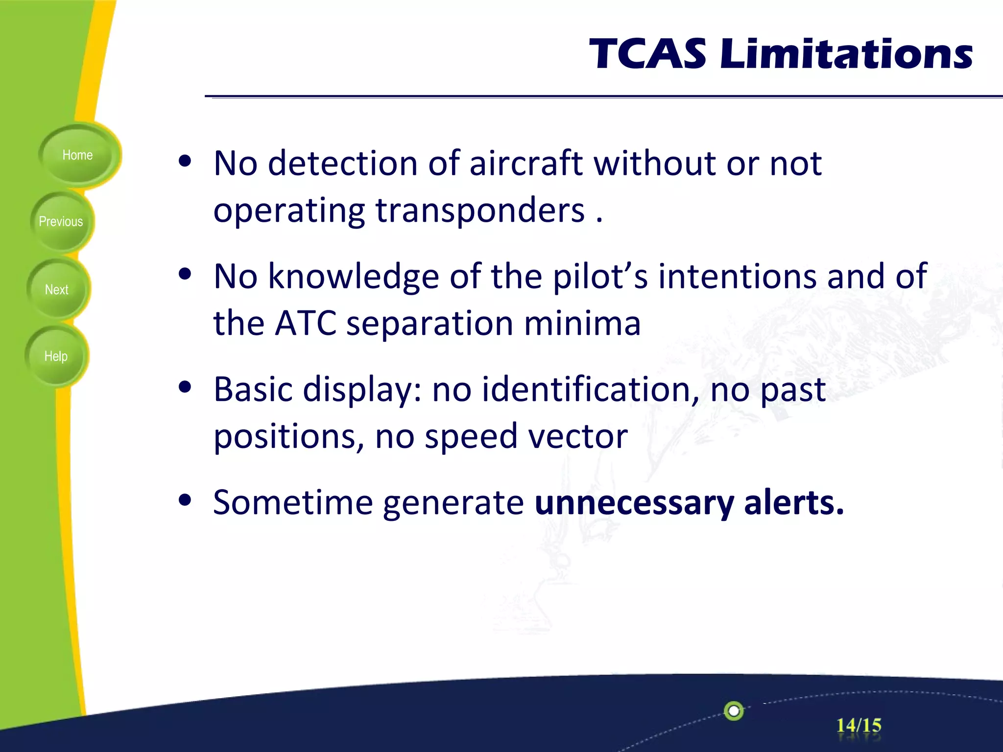 Traffic alert and Collision Avoidance System | PPT