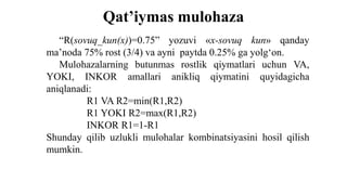 4-ma’ruza. Qat'imas mantiq nazariyasi.pptx