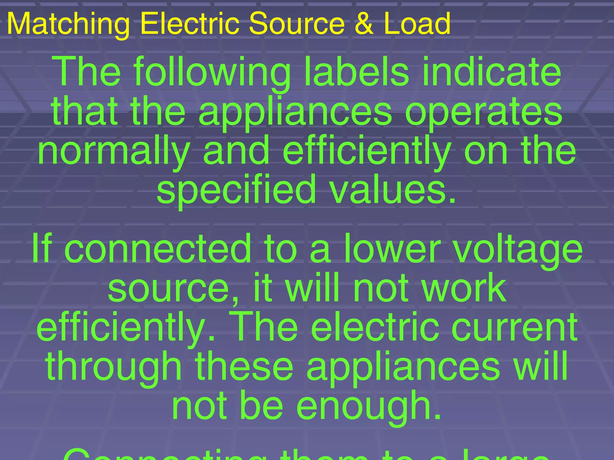 4 matching electric source & load | PPT