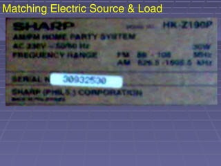 4 matching electric source & load | PPT