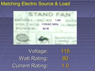 4 matching electric source & load | PPT