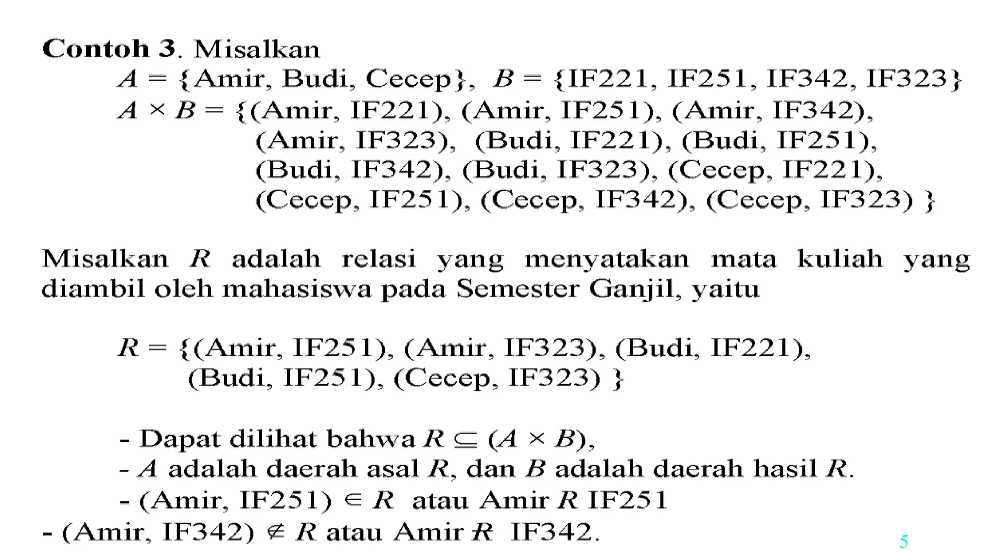 matriks, relasi, dan fungsi | PPTX
