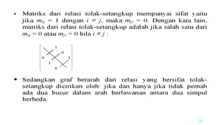 matriks, relasi, dan fungsi | PPTX