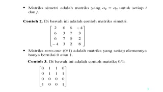 matriks, relasi, dan fungsi | PPTX