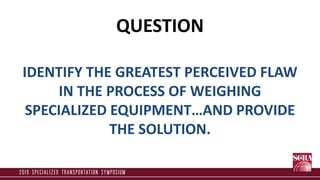 2019 STS: What Law Enforcement Really Thinks About Your Load | PPT