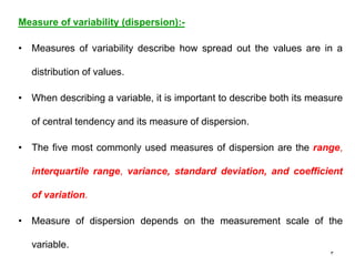 4 measures of variability | PPT