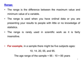4 measures of variability | PPT