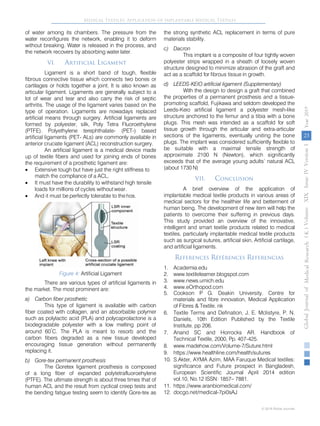 Medical Textiles: Application of Implantable Medical Textiles | PDF