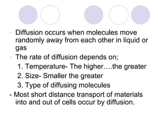 4. membrane transport 1 | PPT