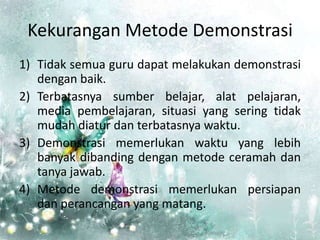 Metode Demonstrasi dan Eksperimen | PPTX