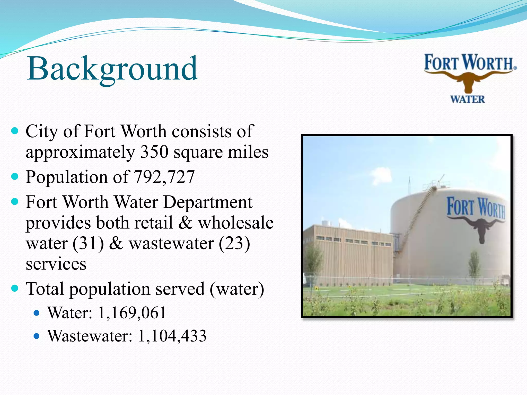 Case Study: The City of Fort Worth’s Application for SWIFT Funds ...