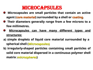 4- microencapsulation .ppt11111111111111 | PPT