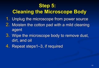 4-Microscope Maintenance Power Point (2).ppt