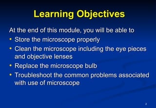 4-Microscope Maintenance Power Point (2).ppt