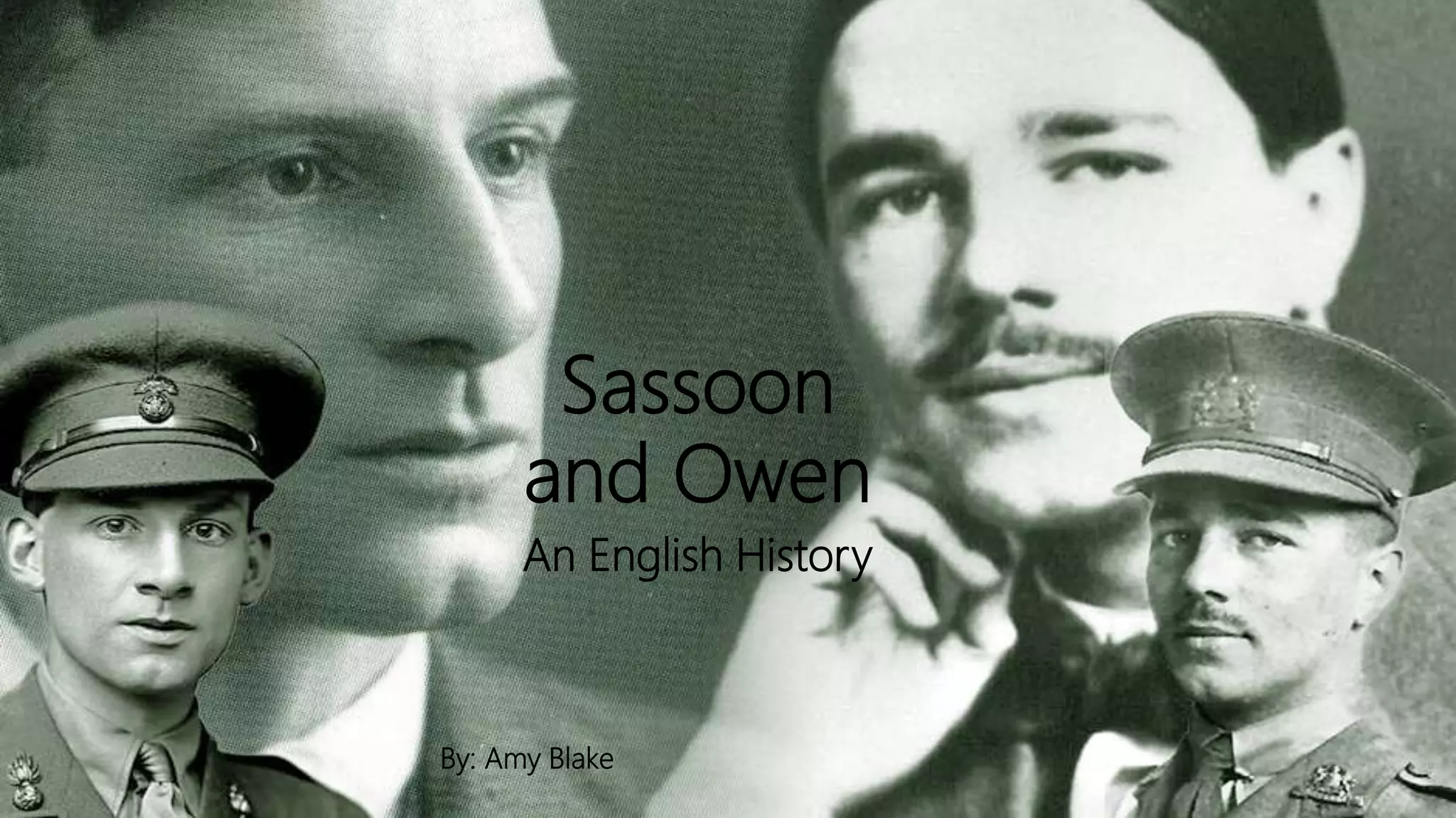 4 minute Sassoon/Owen | PPTX