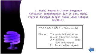 model transportasi trip production | PPTX