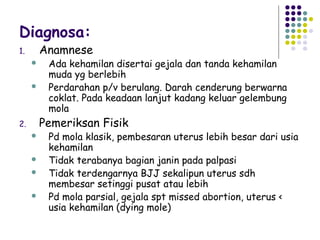 4 mola hidatidosa | PPT