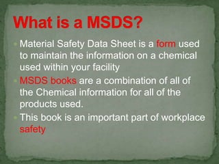 ppt on msds for education puroosen kffsnvvk | PPT