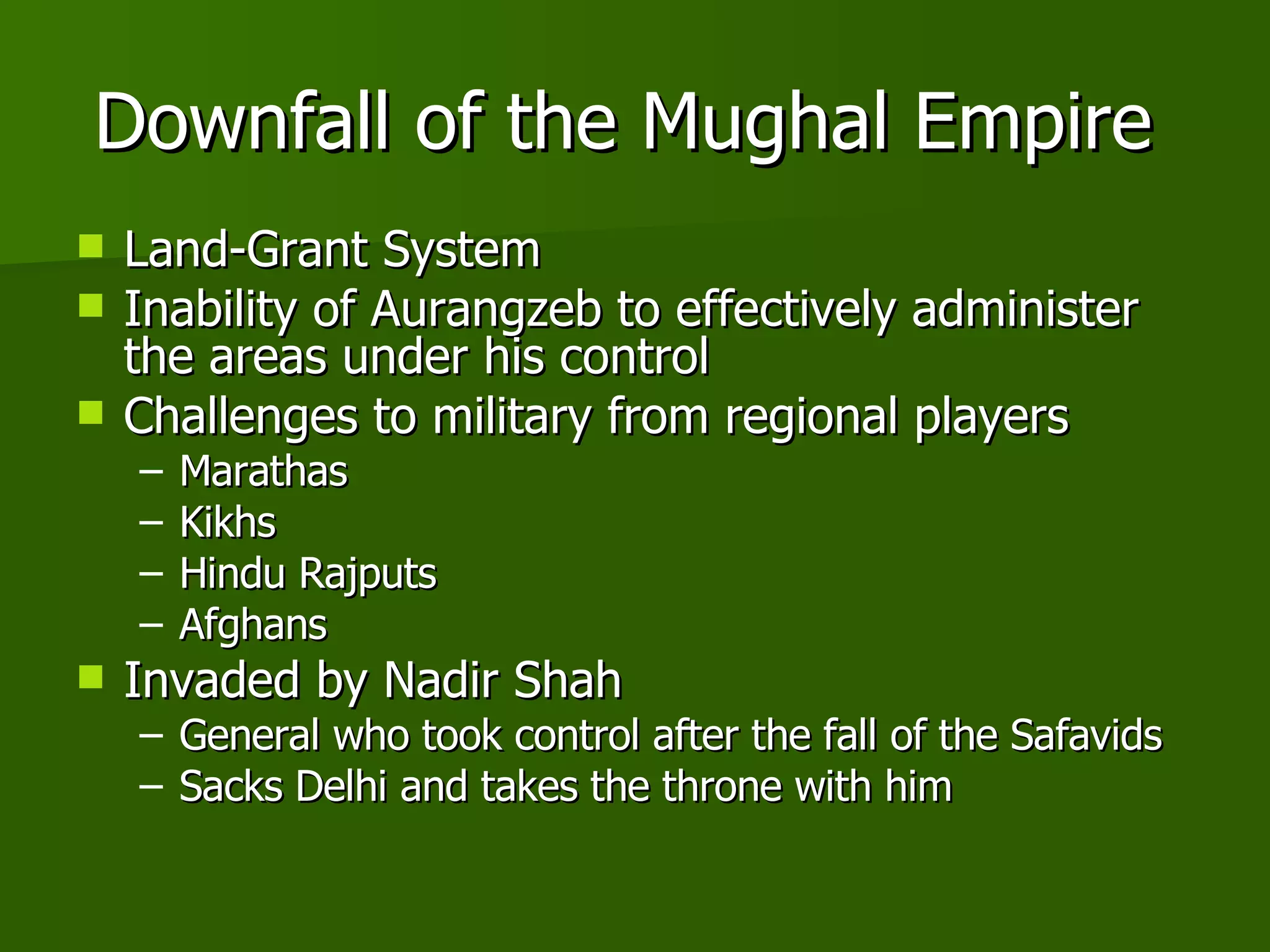 4. Mughal Empire | PPT